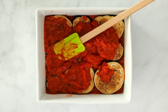 Easiest Vegan Eggplant Parmesan • Healthy Midwestern Girl