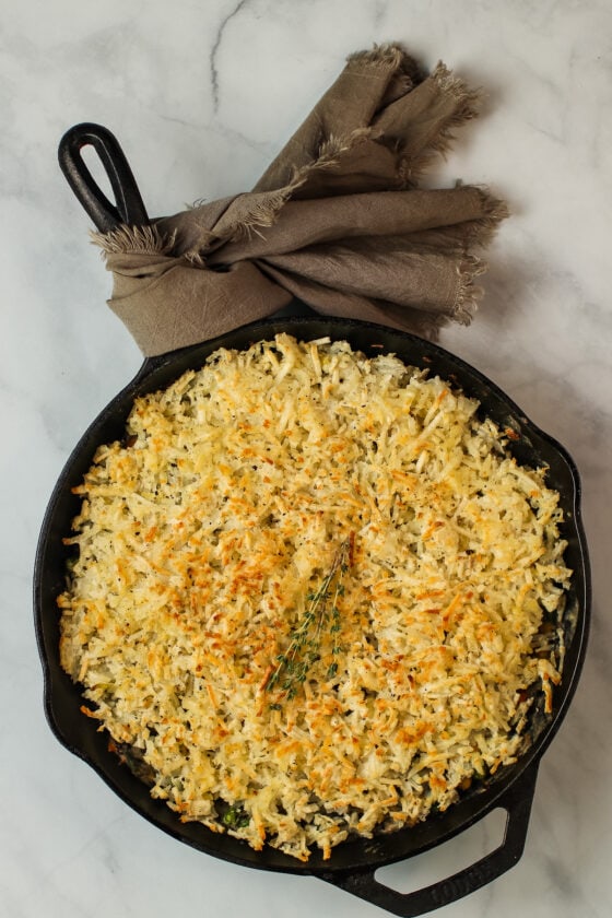 Easy Lentil Shepherd's Pie (Using Frozen Mixed Veggies and Hash Browns ...