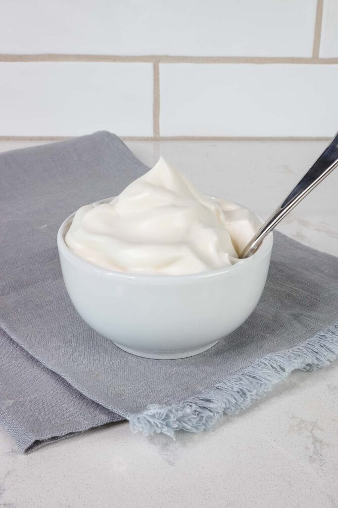 Aquafaba Whipped Cream • Healthy Midwestern Girl